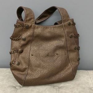 House of Dereon | Bags | House Of Dereon Copper Leather Hobo Bag Nwot ...